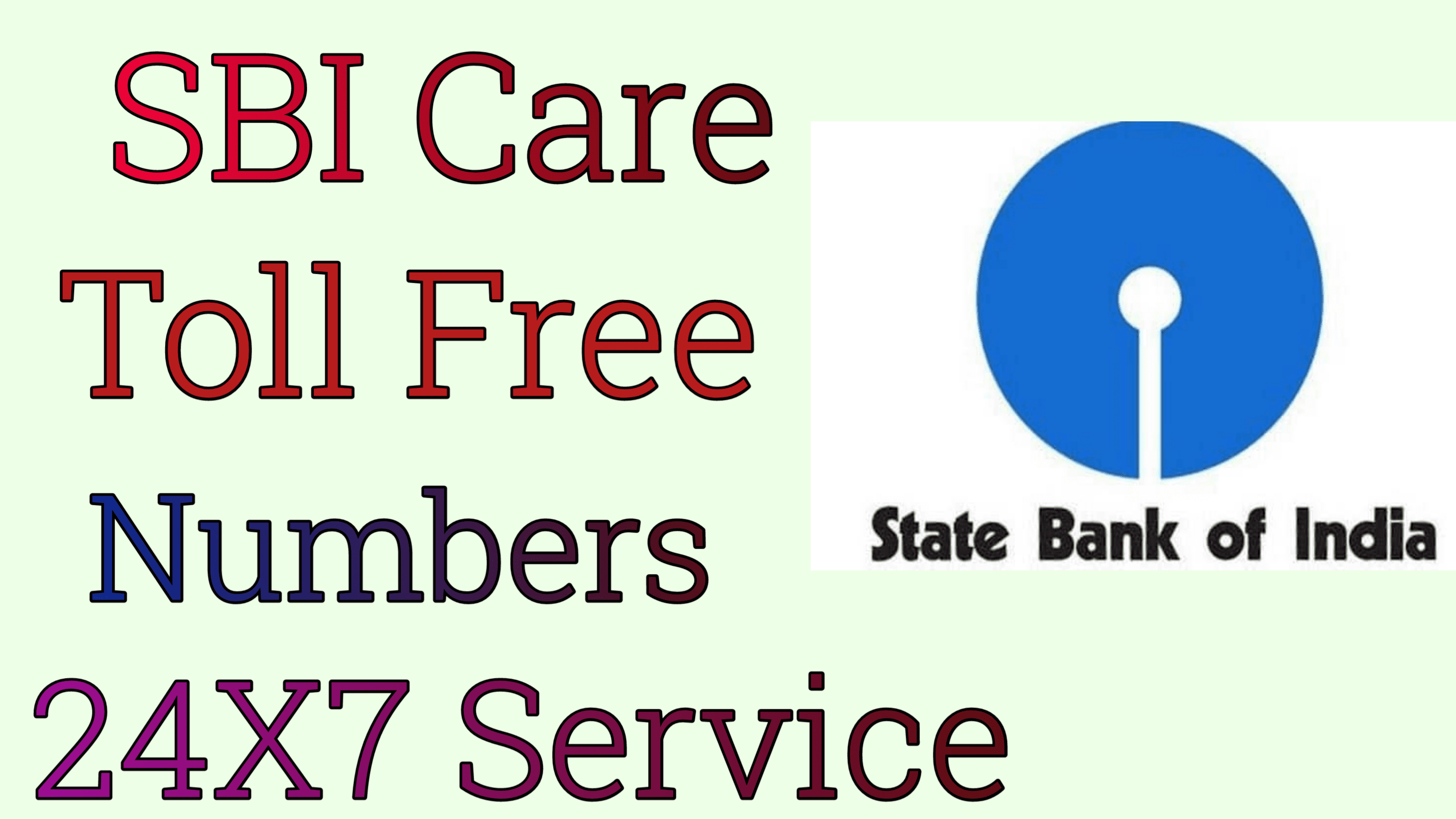 SBI Customer Care Numbers 24X7 Toll Free 2020 Techno Rashi SBI Customer Care Numbers 24X7 Toll Free 2020 Techno Rashi